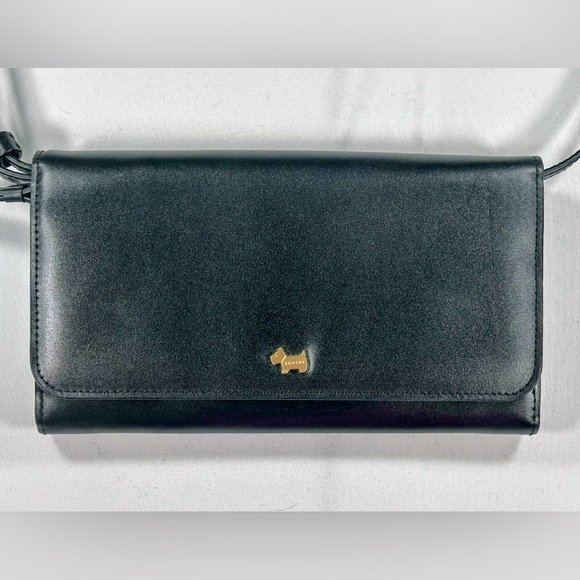RADLEY LONDON | Bags | Radley London Black Leather Crossbody Wallet Bag ...